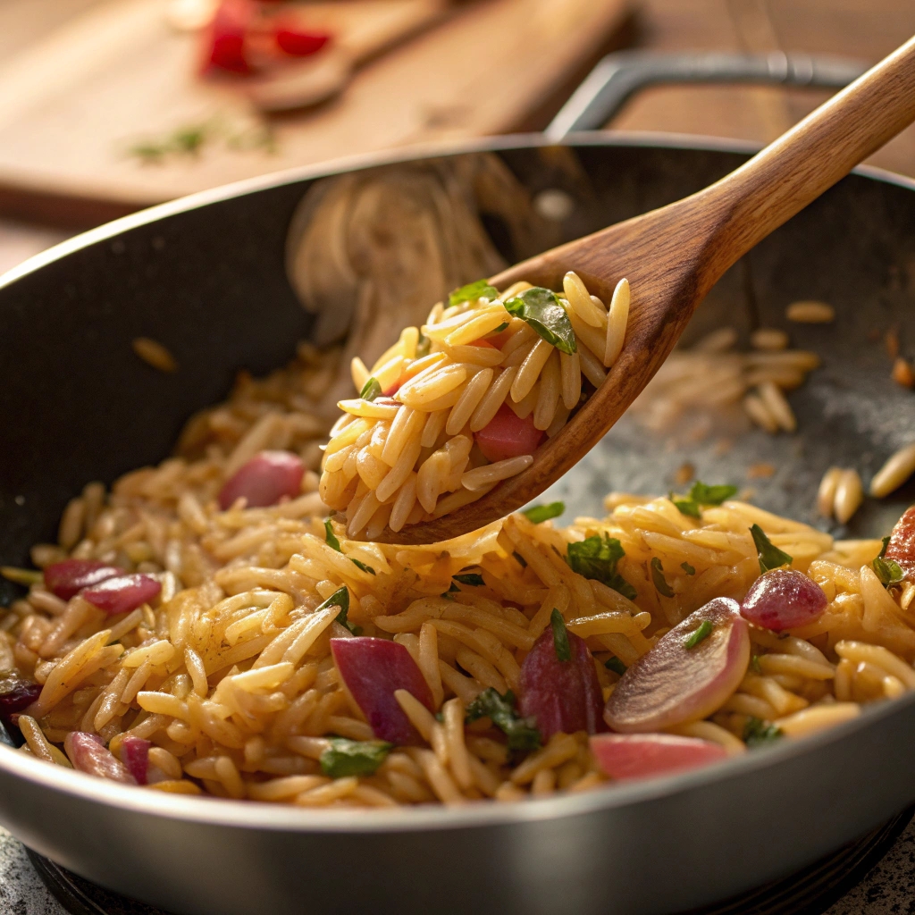 Creamy Butternut Squash Orzo with Italian Sausage, Fresh Thyme & Sage ...