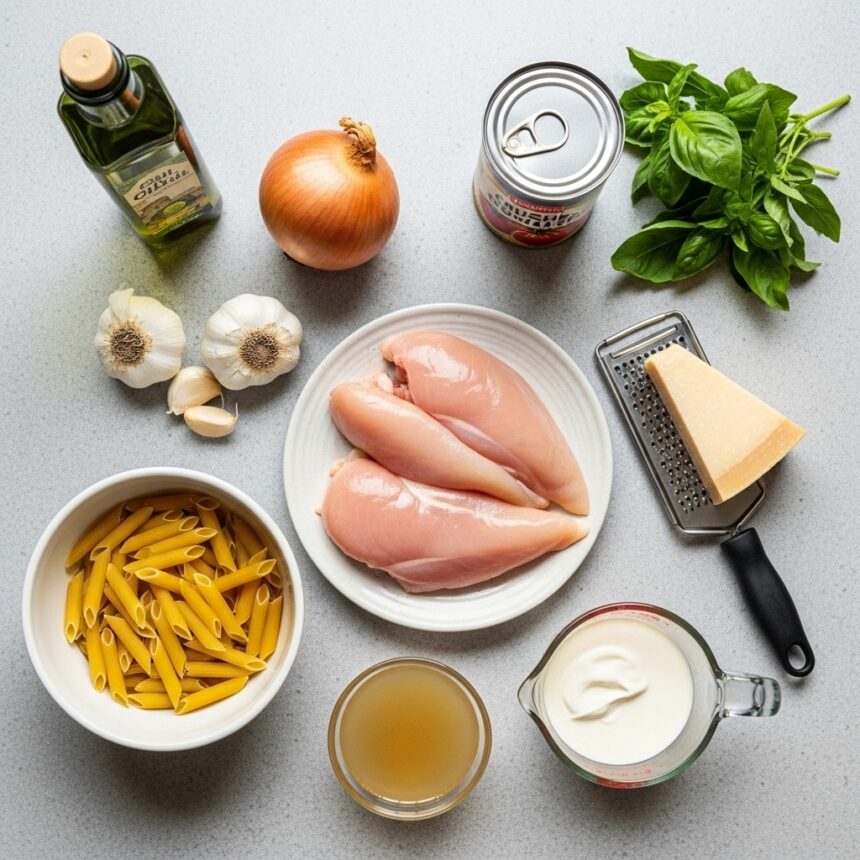 Creamy Tomato & Chicken Pasta - Easy, Flavorful Recipes for Busy Families